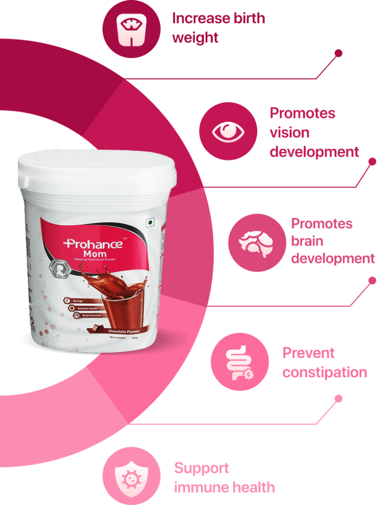 Prohance Mom Chocolate: Protein Powder for Pregnant & Lactating Women