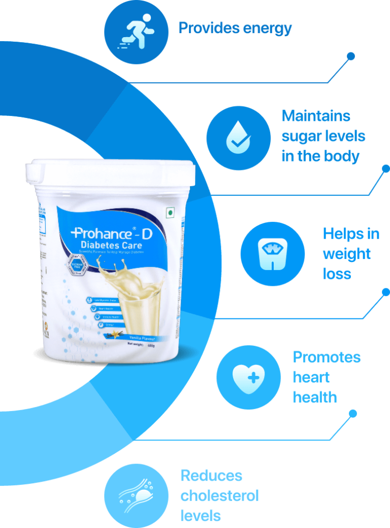 Prohance - D Vanilla: Protein Powder for Diabetes Management