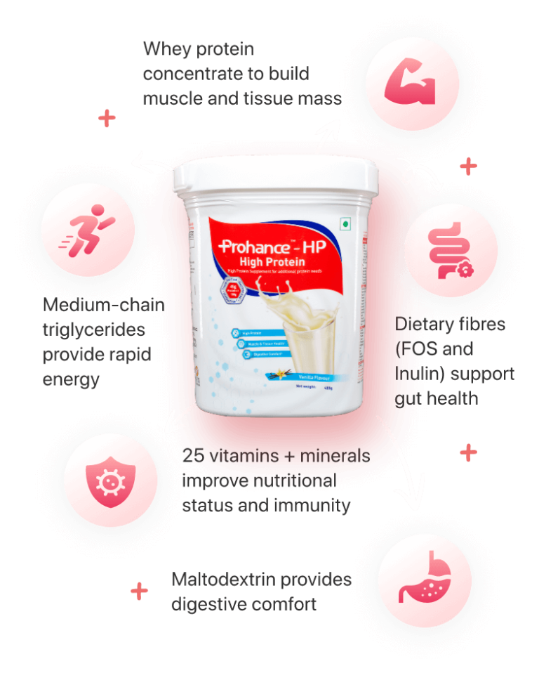 Prohance HP Vanilla: Buy High Protein Powder in Vanilla Flavor