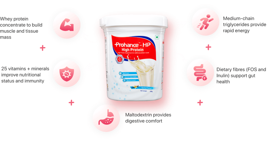 Prohance HP Vanilla: Buy High Protein Powder in Vanilla Flavor