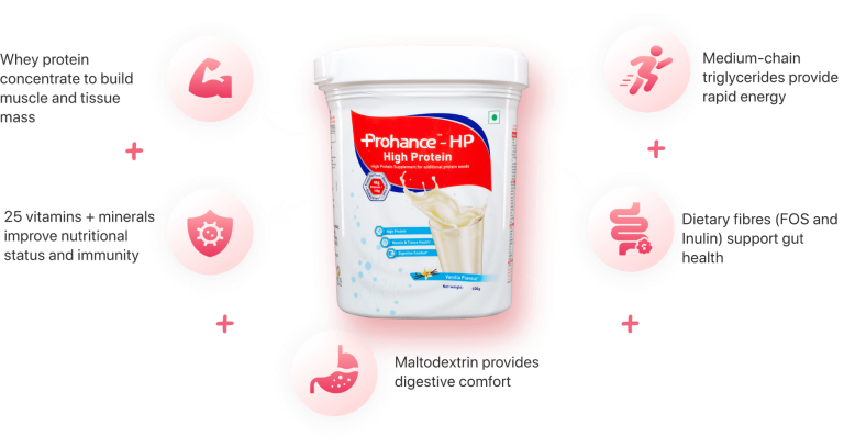Prohance HP Vanilla: Buy High Protein Powder in Vanilla Flavor