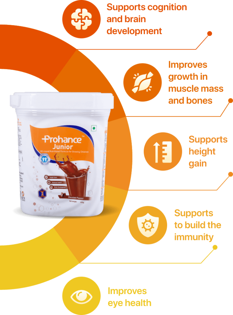 Prohance Junior Chocolate: Buy Kids Protein Powder in Chocolate Flavor