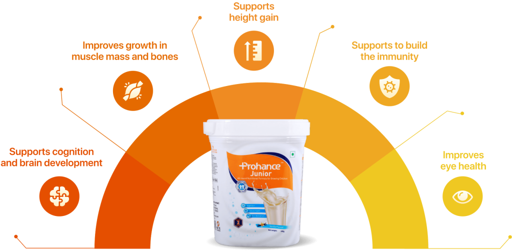 Prohance Junior Vanilla: Buy Kids Protein Powder in Vanilla Flavor