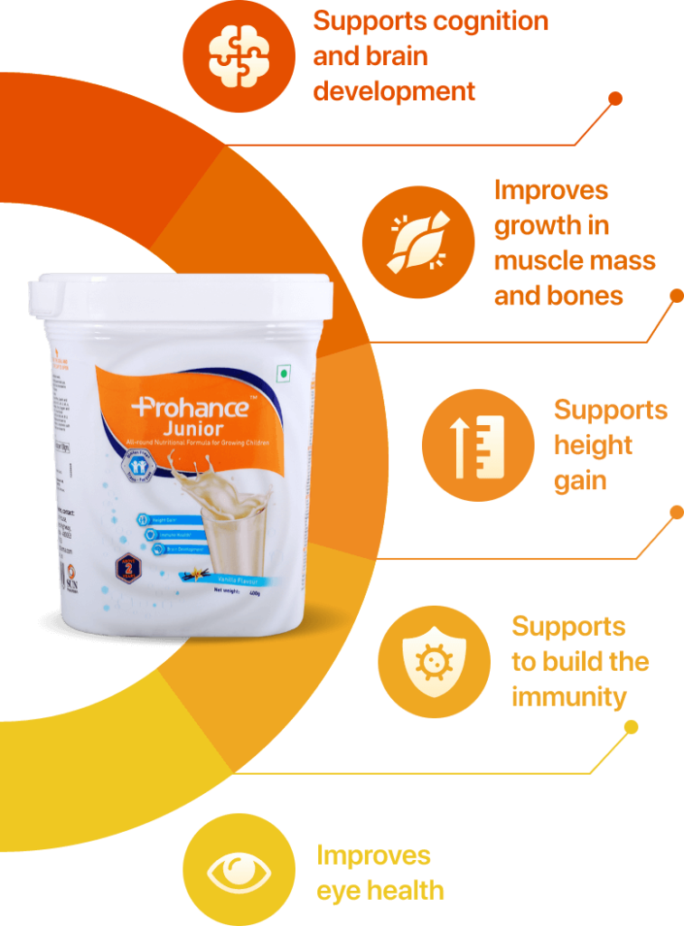 Prohance Junior Vanilla: Buy Kids Protein Powder in Vanilla Flavor