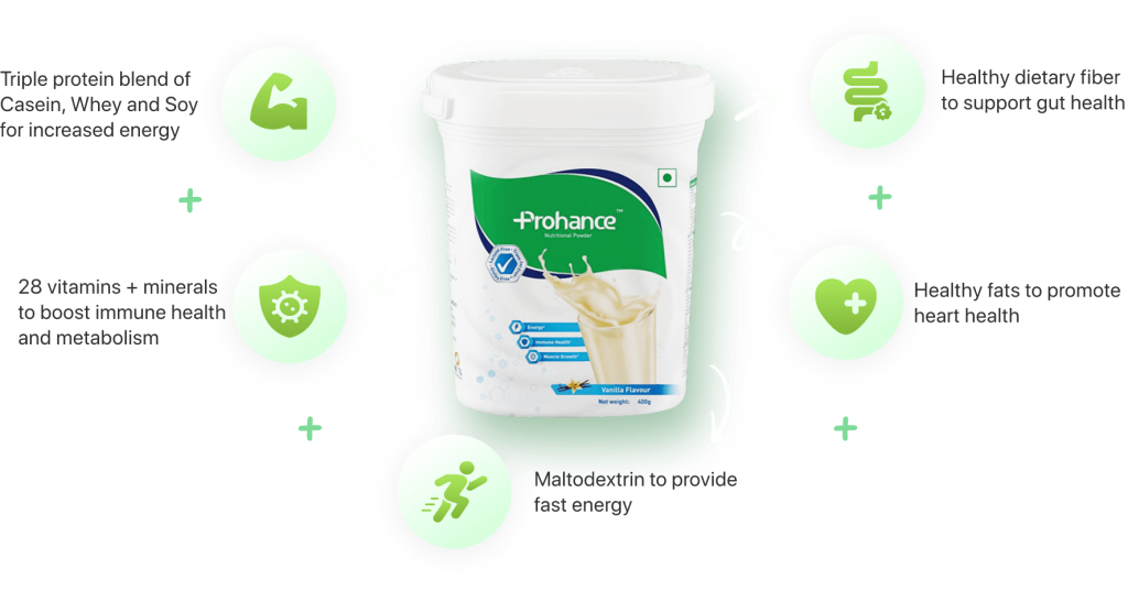 Prohance Vanilla: Buy Protein Powder for Adults in Vanilla Flavor